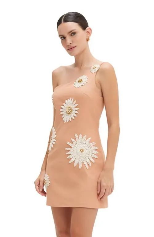 PatBO Tropic Linen Mini Dress - Brown