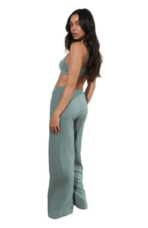 VITALITY Wide Leg Pant - Thyme
