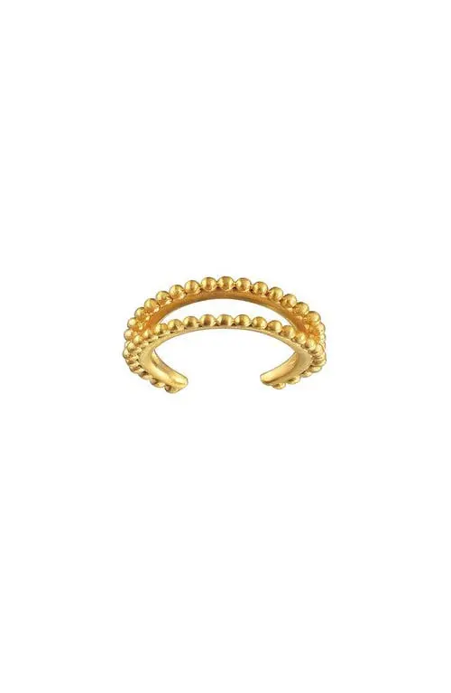 SATYA JEWELRY Ear Cuff Plated Brass - Gold