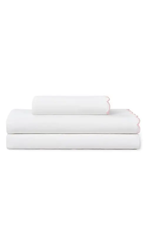 PERI HOME Scallop Cotton Sheet Set - Pink