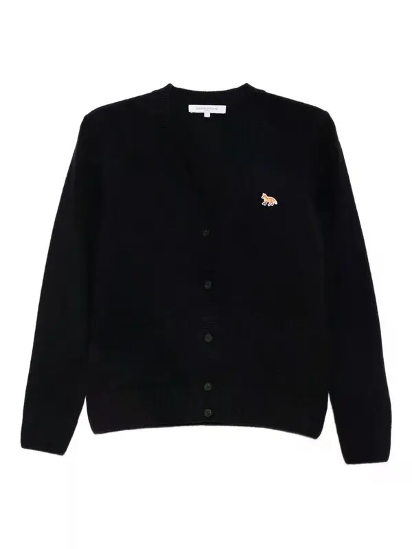 Maison Kitsuné Baby Fox Patch Cardigan - Blue