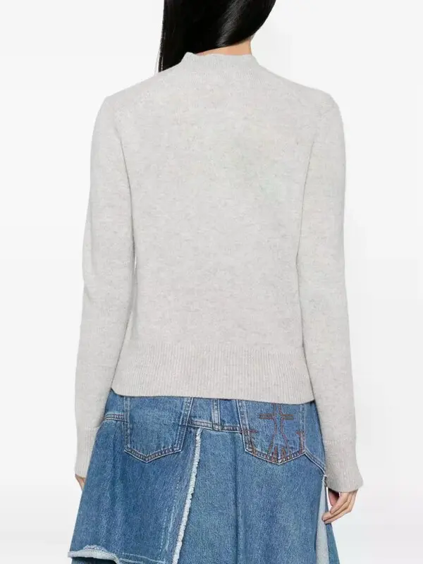 Maison Kitsuné Baby Fox Patch Cardigan - Grey