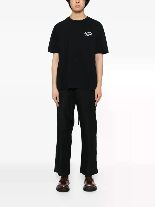 Maison Kitsuné Handwriting Embroidered T-shirt