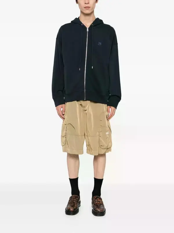 Maison Kitsuné Bold Fox Head Patch Zipped Hoodie