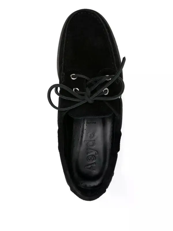 AeydĒ Harris Boat Shoes - Black