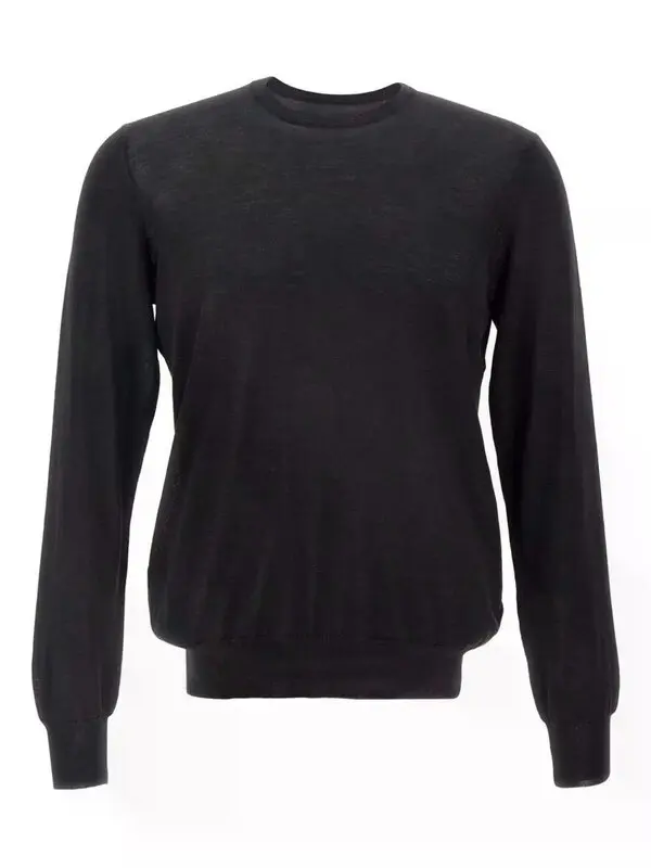 GRAN SASSO Crew-neck Ribbed-edge Sweater