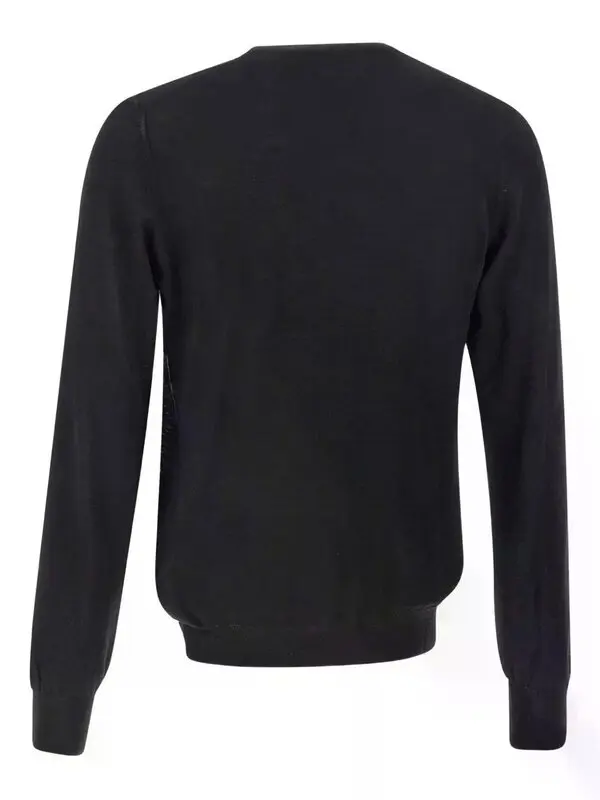 GRAN SASSO Crew-neck Ribbed-edge Sweater