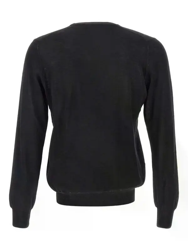 GRAN SASSO Crew-neck Ribbed-edge Sweater