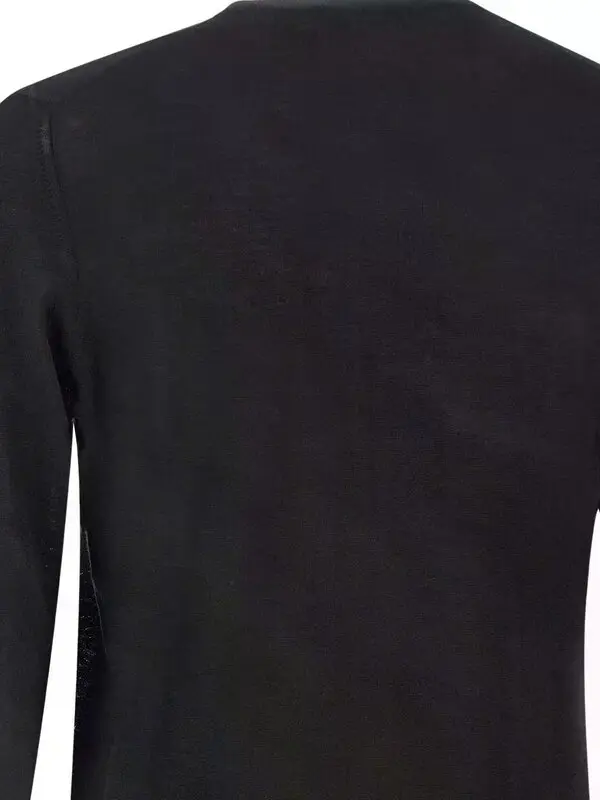 GRAN SASSO Crew-neck Ribbed-edge Sweater
