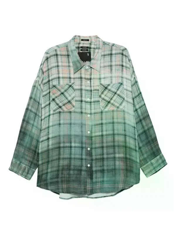 R13 Checked-pattern Shirt