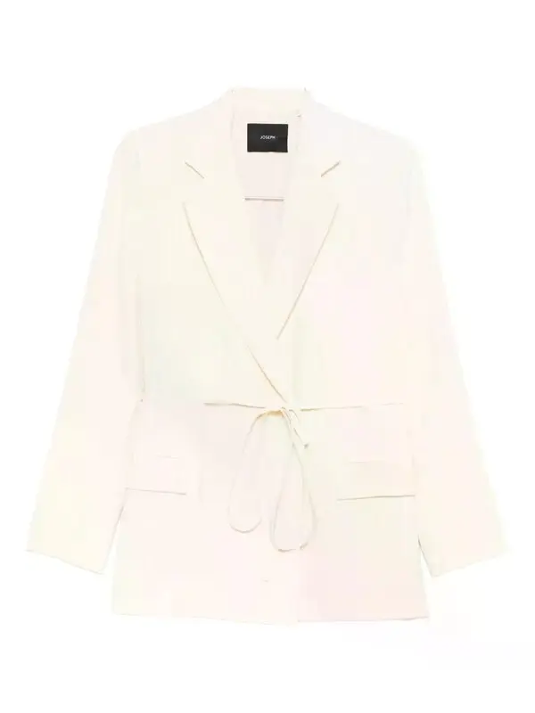 JOSEPH Tie-waist Silk Jacket