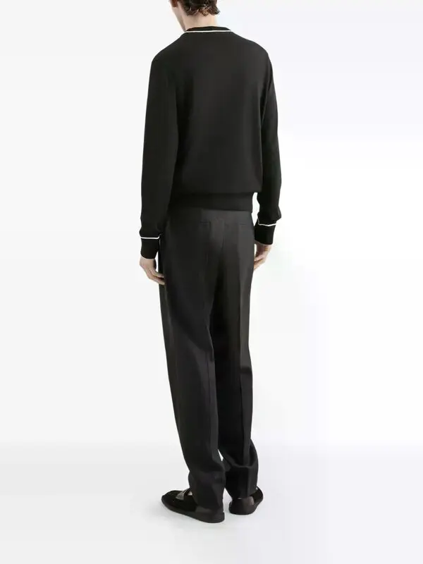 Dolce & Gabbana Linen Trousers - Black