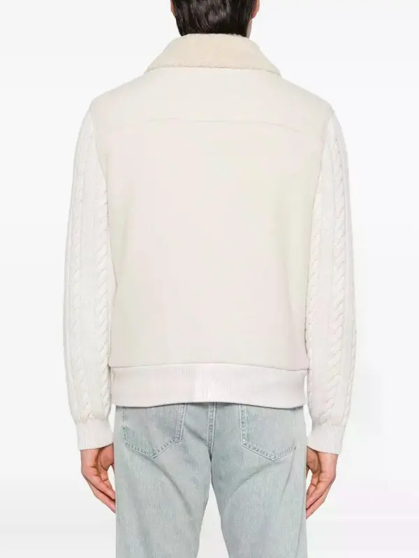 Eleventy Cable-knit Jacket