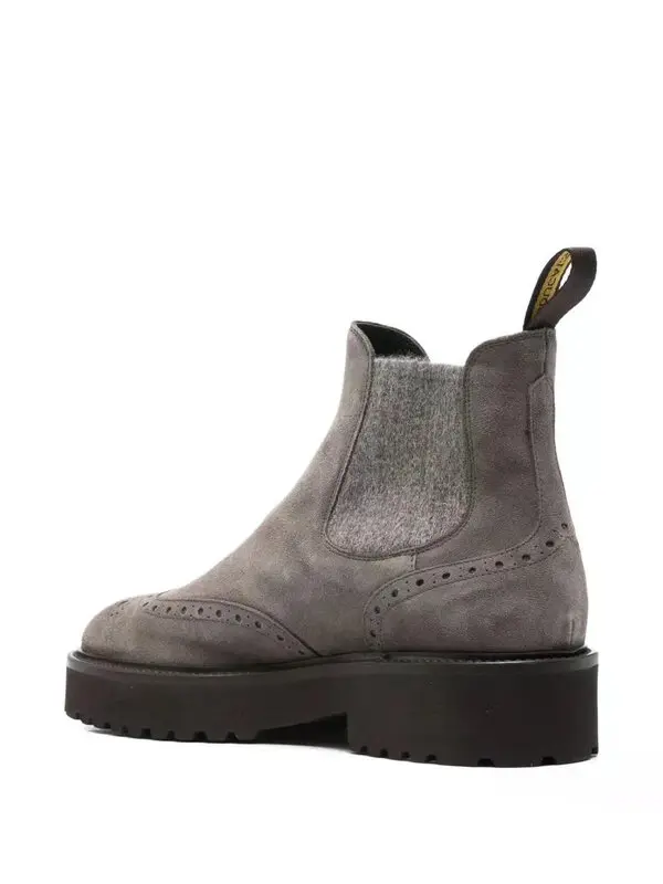 DOUCAL'S Brogue-detail Chelsea Boots