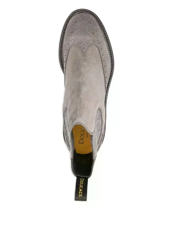 DOUCAL'S Brogue-detail Chelsea Boots