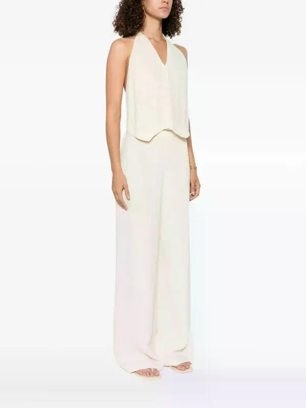 JOSEPH Halter-neck Button Top