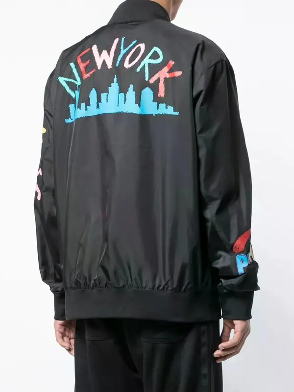 PUMA Skull Print Bomber Jacket