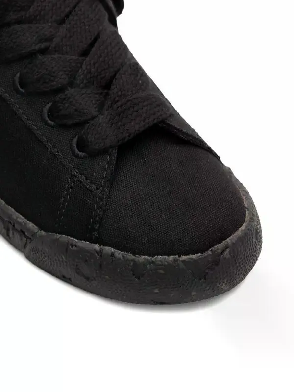 GENERAL SCALE. Canvas Low-top Sneakers - Black