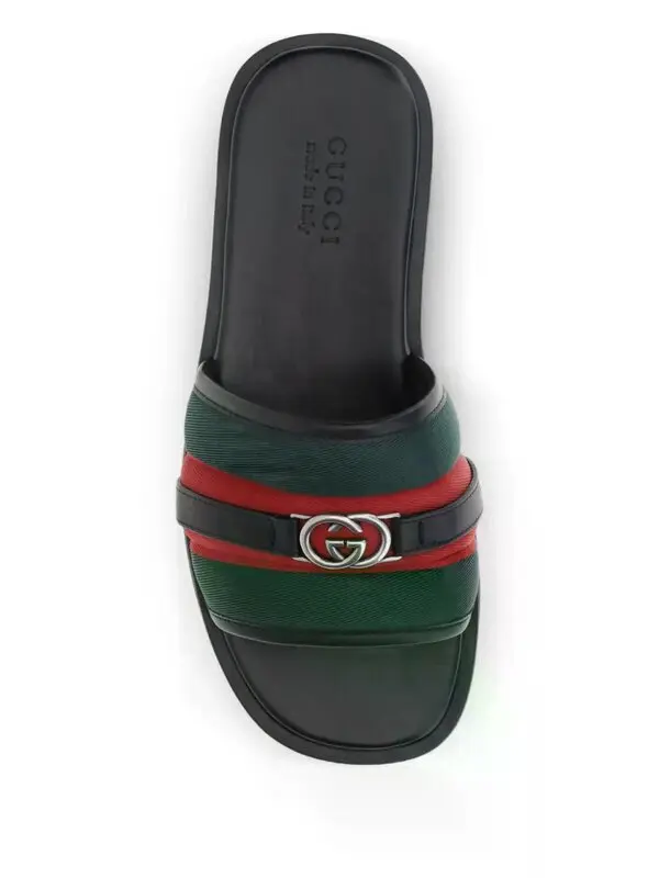 Gucci Interlocking G Web-stripe Sandals