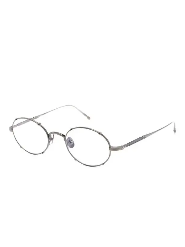Matsuda Oval-frame Glasses - Grey