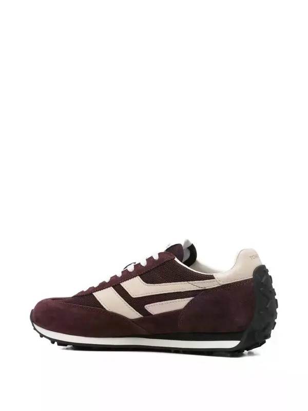 TOM FORD Panelled Sneakers - Red