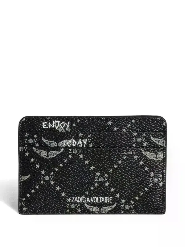 Zadig&Voltaire Pass Monogram Cardholder - Blue