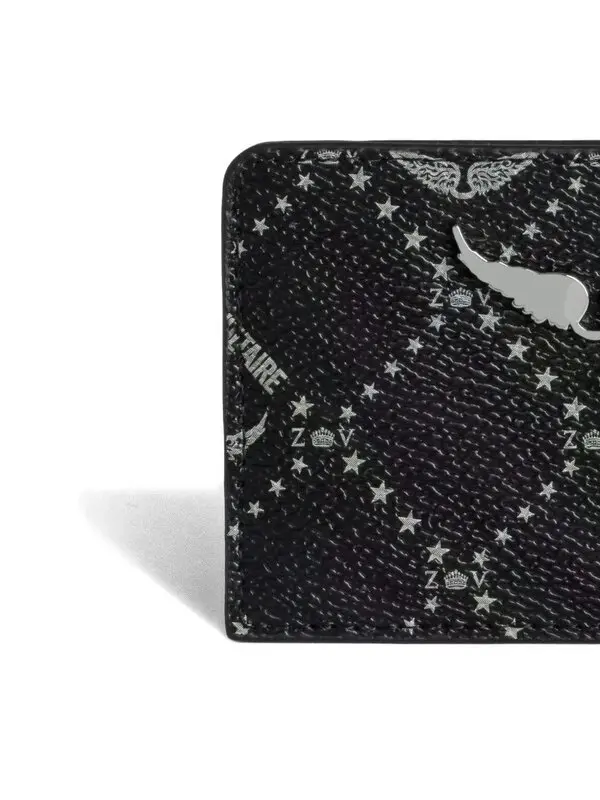 Zadig&Voltaire Pass Monogram Cardholder - Blue