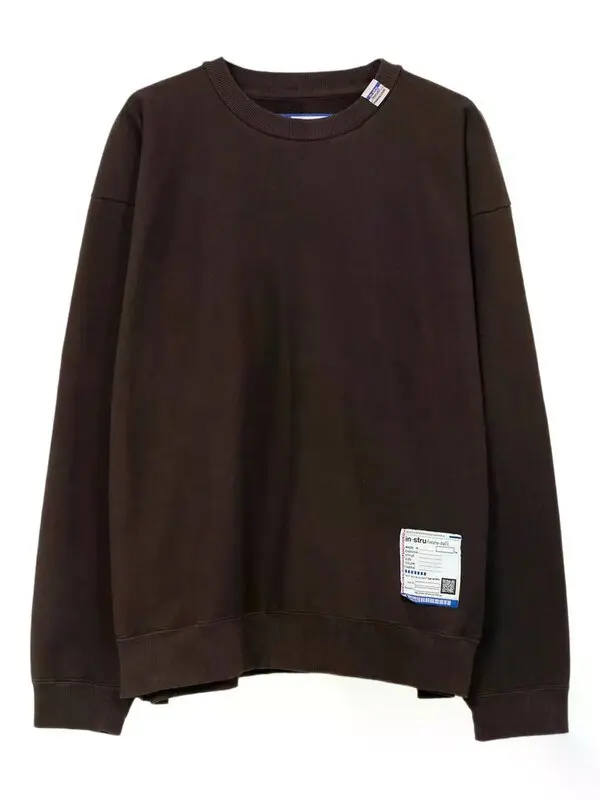 IN･STRU(MEN-TAL). Logo-patch Sweatshirt