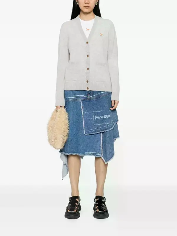 Maison Kitsuné Baby Fox Patch Cardigan