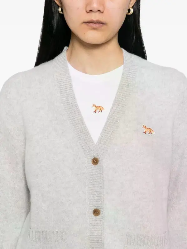 Maison Kitsuné Baby Fox Patch Cardigan