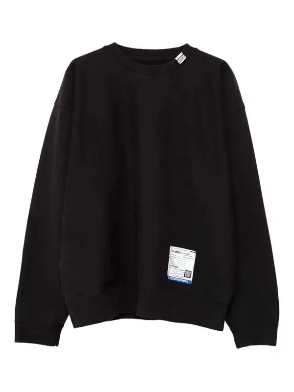 IN･STRU(MEN-TAL). French-terry Label-patch Sweatshirt