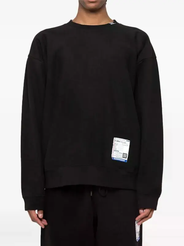 IN･STRU(MEN-TAL). French-terry Label-patch Sweatshirt