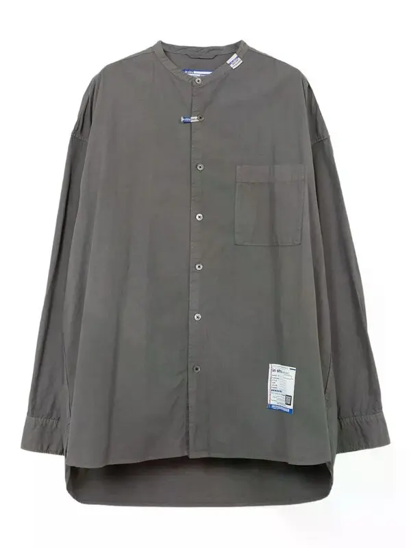 IN･STRU(MEN-TAL). Band-collar Long-sleeve Shirt