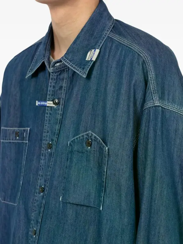 IN･STRU(MEN-TAL). Denim Long-sleeve Shirt