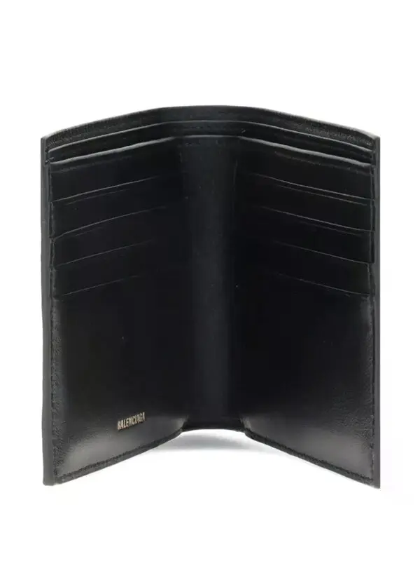 Balenciaga Bb-logo Leather Wallet
