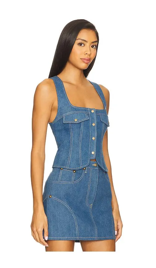 LOVERS AND FRIENDS Mira Denim Top