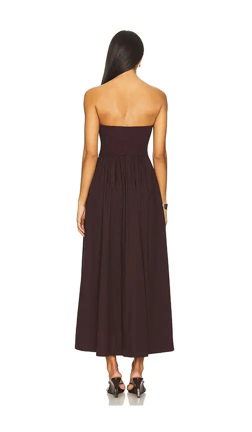 Enza Costa Cotton Resort Strapless Dress