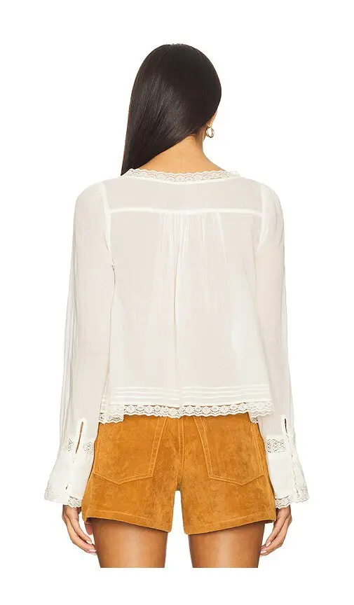 Free People Longsleeve Evermore Top