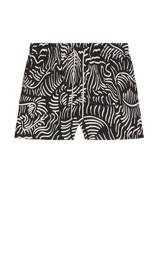 Oas Tar Lorenzo Swim Shorts - Black