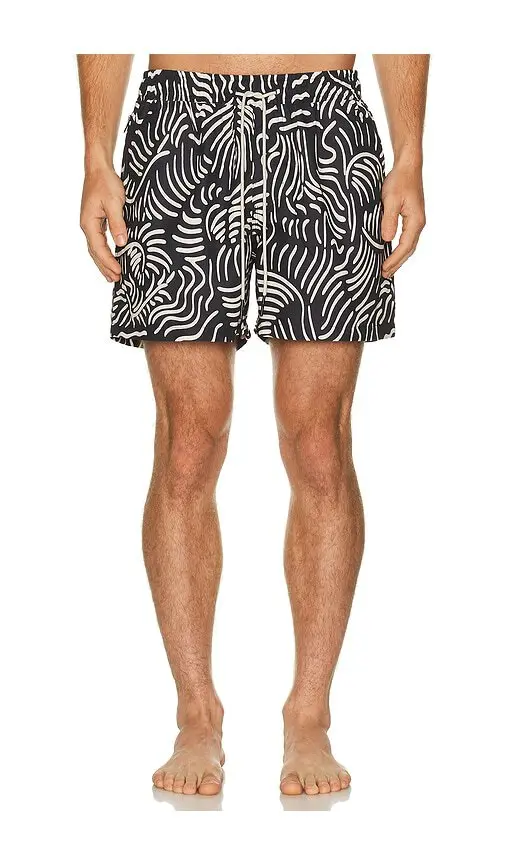 Oas Tar Lorenzo Swim Shorts - Black