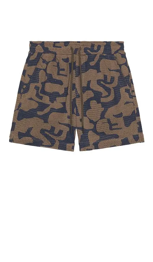 Oas Mesh Knit Camouflage Shorts