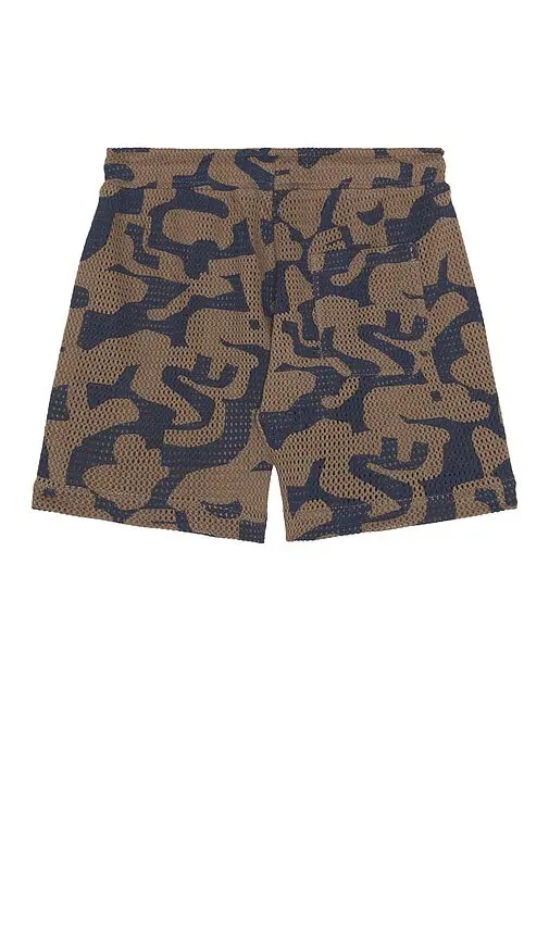 Oas Mesh Knit Camouflage Shorts