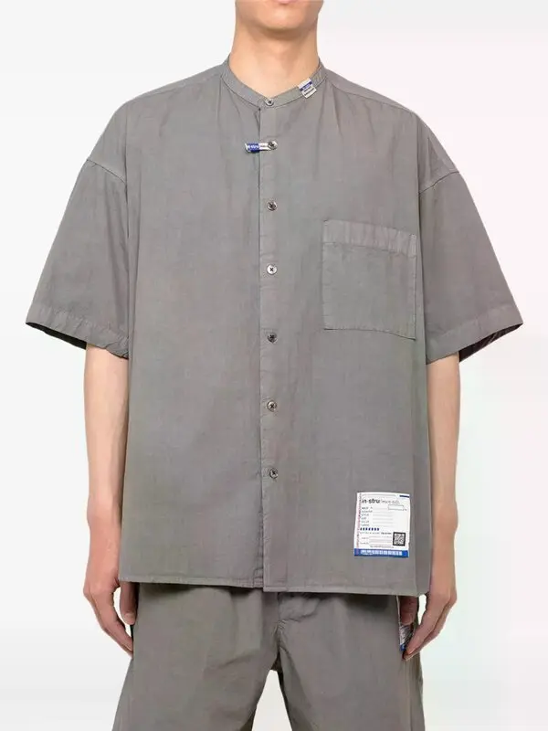 IN･STRU(MEN-TAL). Short-sleeve Button Shirt