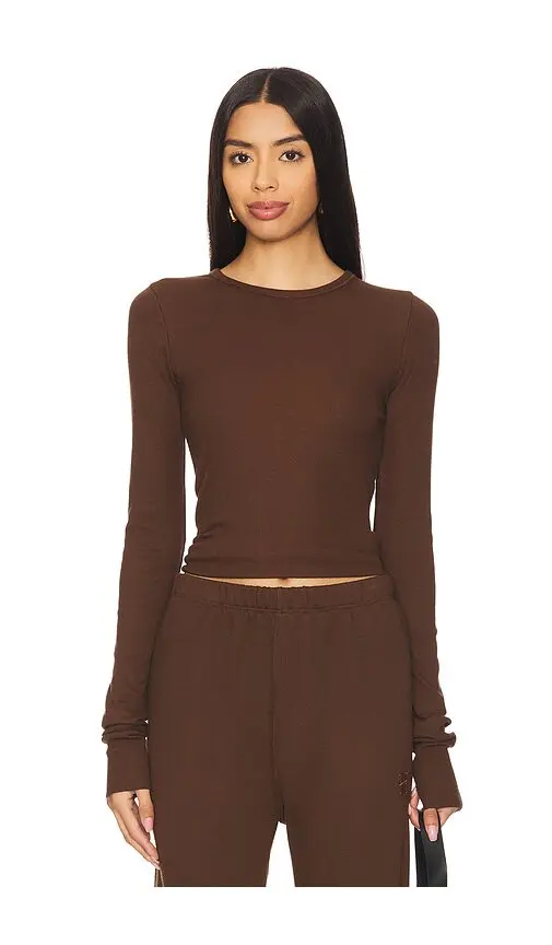 Eterne Long Sleeve Fitted Top