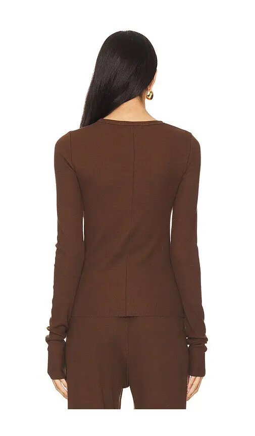 Eterne Long Sleeve Fitted Top