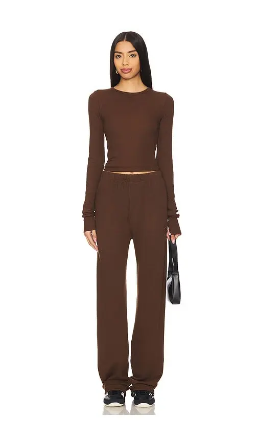 Eterne Long Sleeve Fitted Top