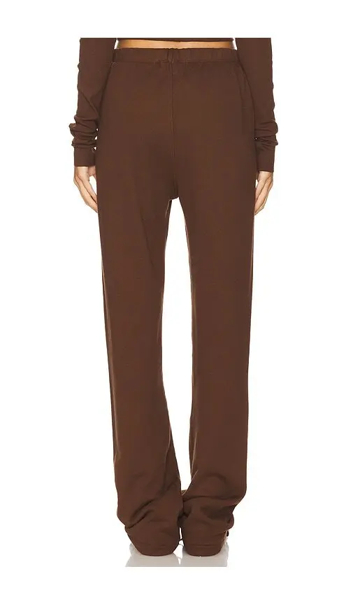 Eterne Straight Leg Sweatpant - Chocolate