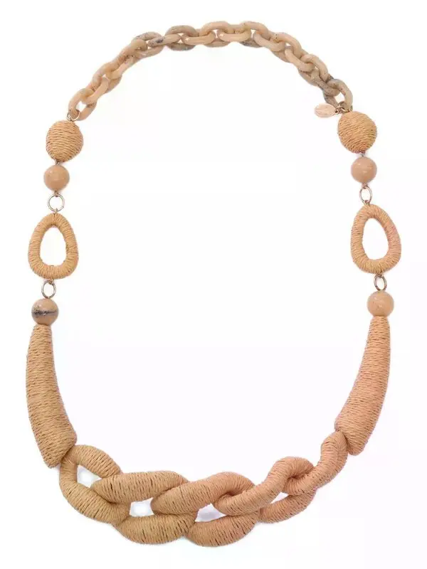 Max Mara Teismo Chain Necklace - Neutrals