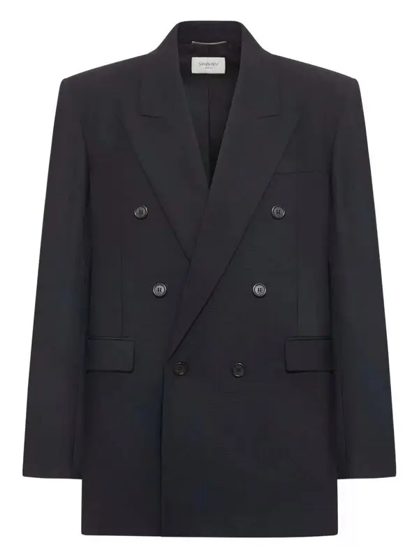 Saint Laurent Double-breasted Wool Jacket