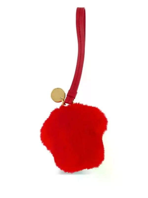 Versace Medusa Fluffy Bag Charm - Red